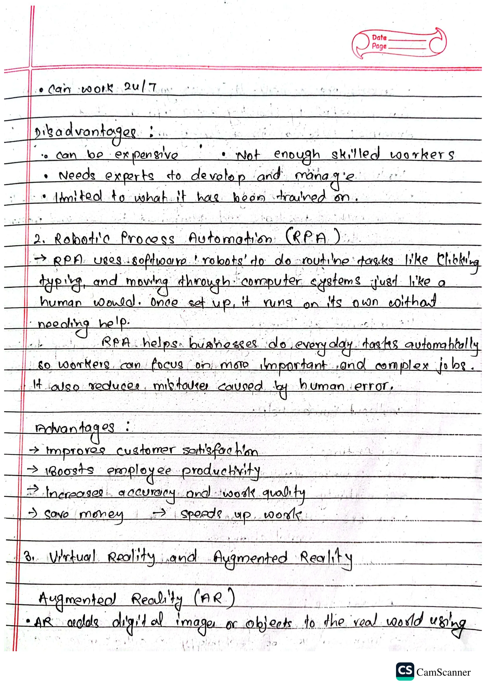 Computer Architecture Handwritten Note | Notestation