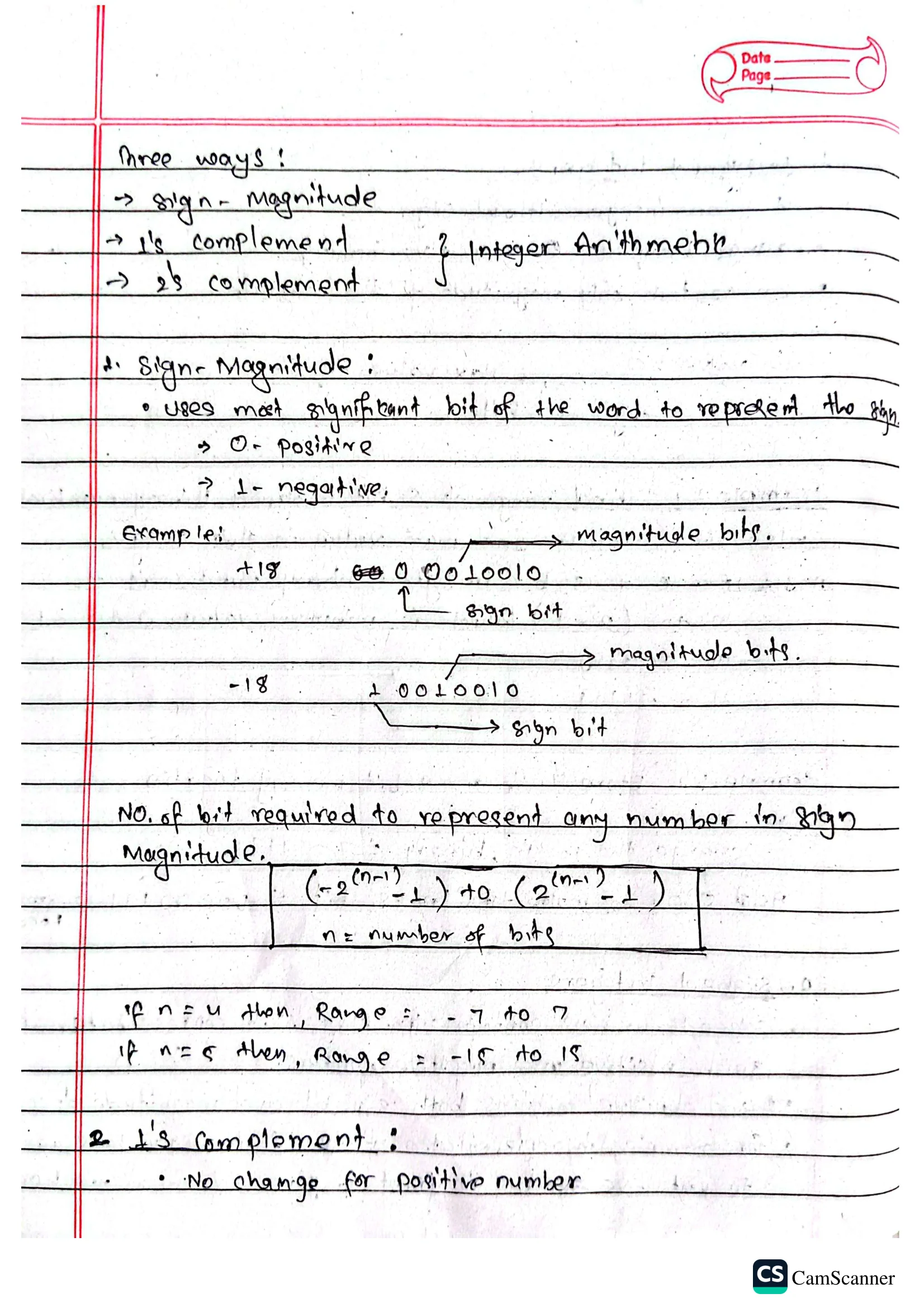 Computer Architecture Handwritten Note | Notestation